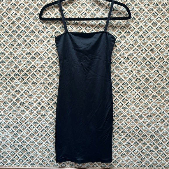 Zara | Dresses | Brand New Lbd Little Black Mini Dress Strappy | Poshmark